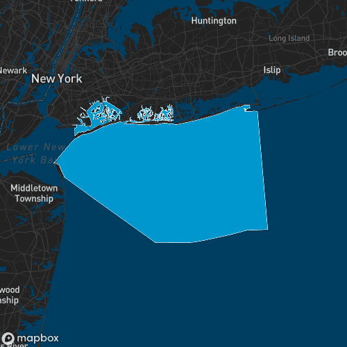 Sandy Hook NJ to Fire Island Inlet NY out 20 nm